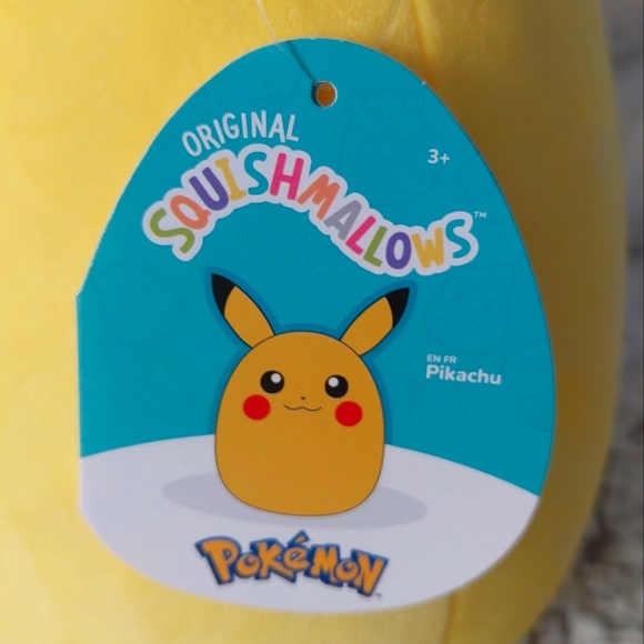 Squishmallows | Toys | Nwt Squishmallow Pokemon Pikachu Stuffed Plush ...